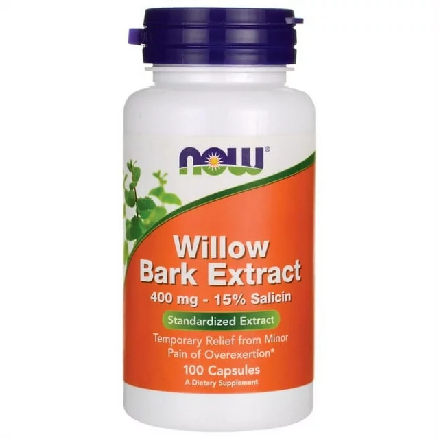 NOW Foods White Willow Bark 400mg 100 Cap – Harvest Natural Foods