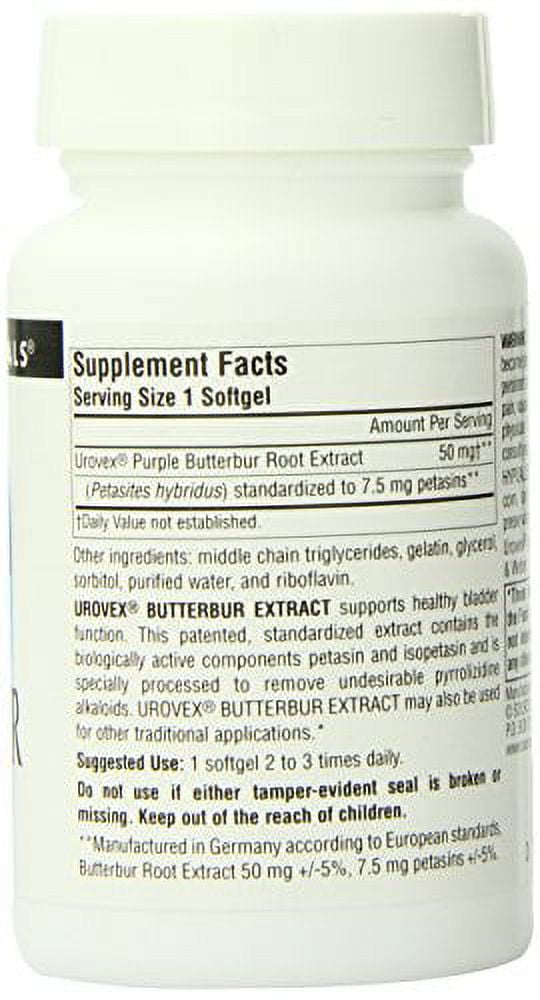 SN UROVEX® BUTTERBUR EXTRACT 30 CAP – Harvest Natural Foods